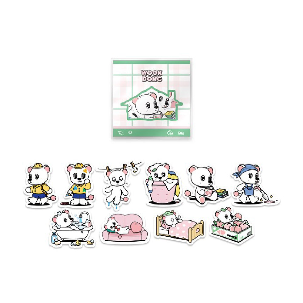 LEE DONG WOOK [WOOKDONG’s Home Sweet Home] Sticker Pack – KPOP2U_Unnie