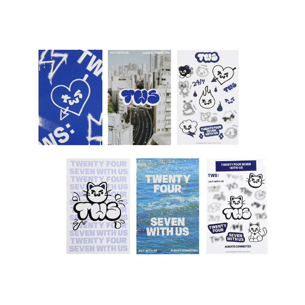 TWS [TWS: THE MUSEUM VISITOR] Postcard & Sticker Pack – KPOP2U_Unnie
